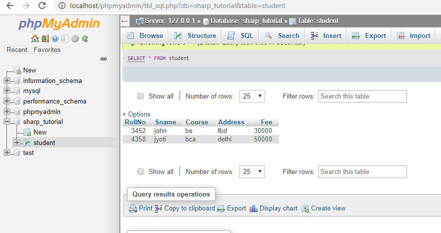 Sql Tutorials Sql Queries Sharp Tutorial