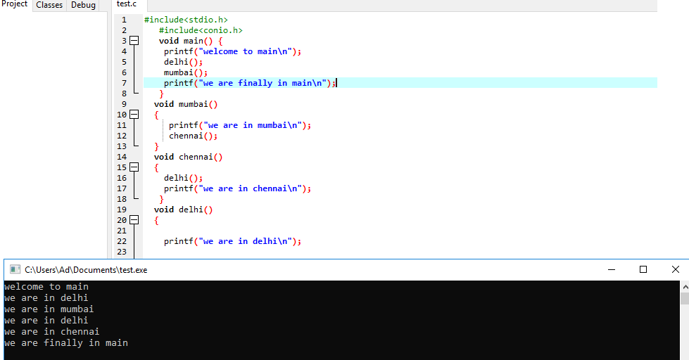 Multiple Function Calling In C Sharp Tutorial